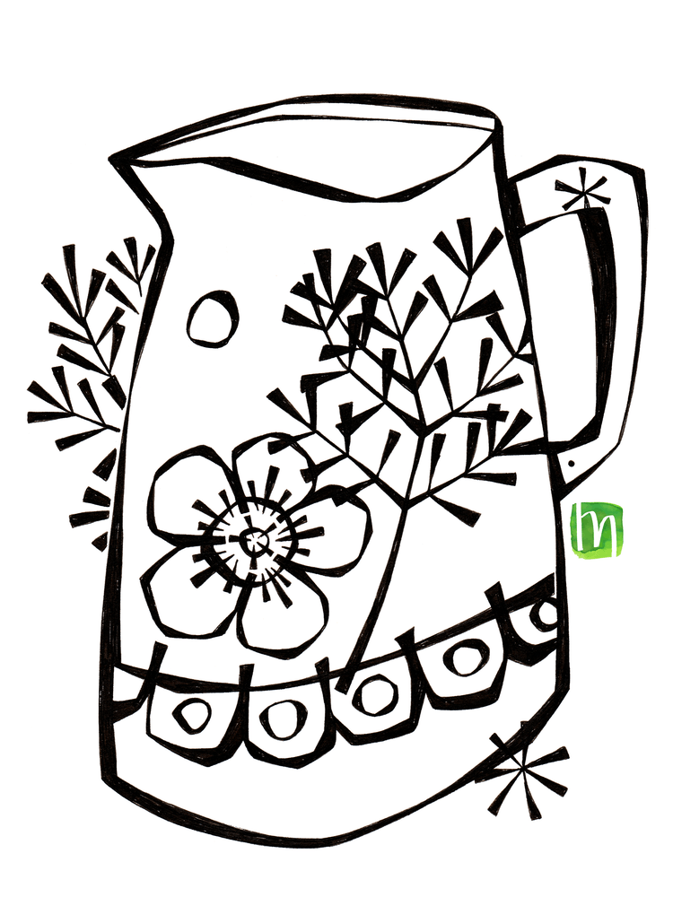 One Very Jolly Jug Art Print by Moira Carter – Fy!