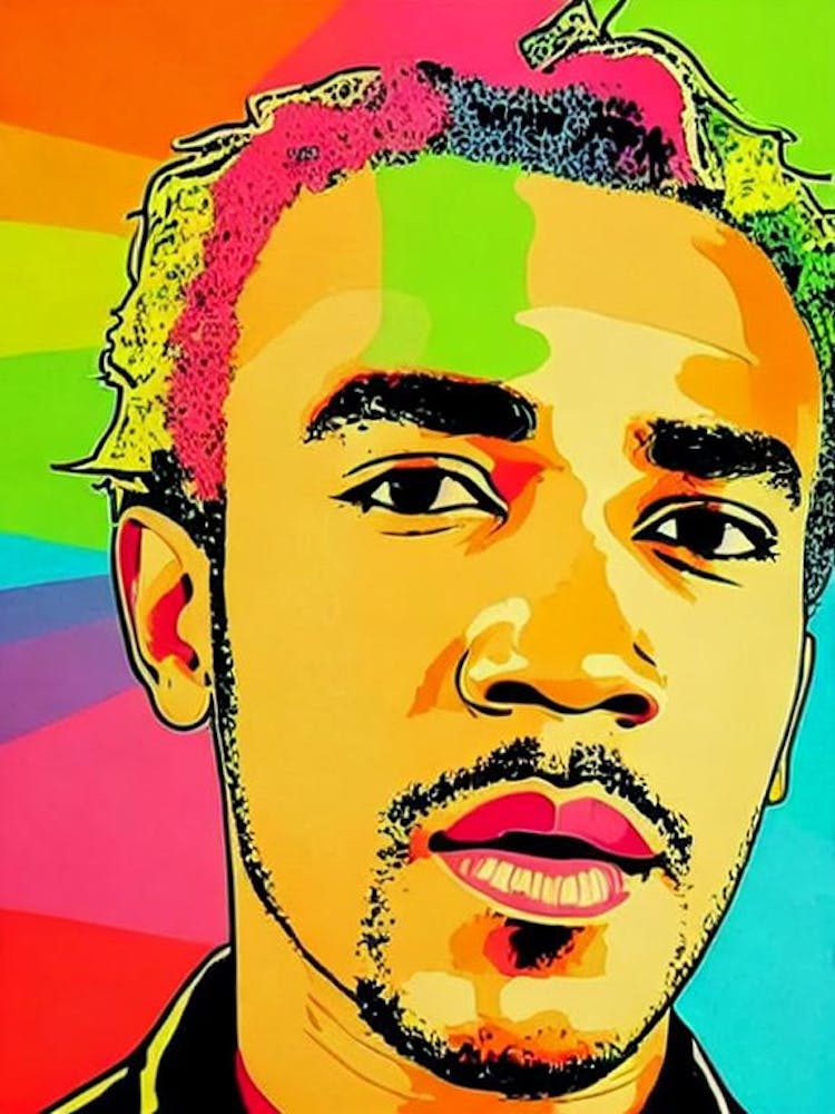Lil Uzi Vert Colourful Pop Art Art Print by The Music Lab – Fy!