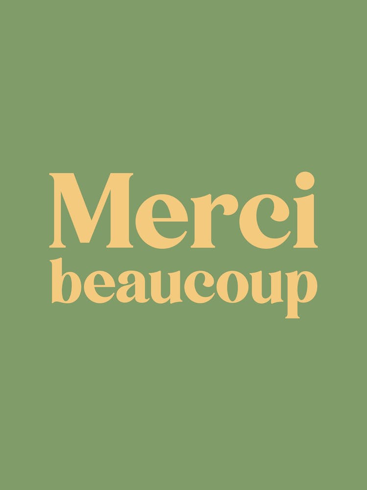 Merci Beaucoup Art Print by lisah_design – Fy!