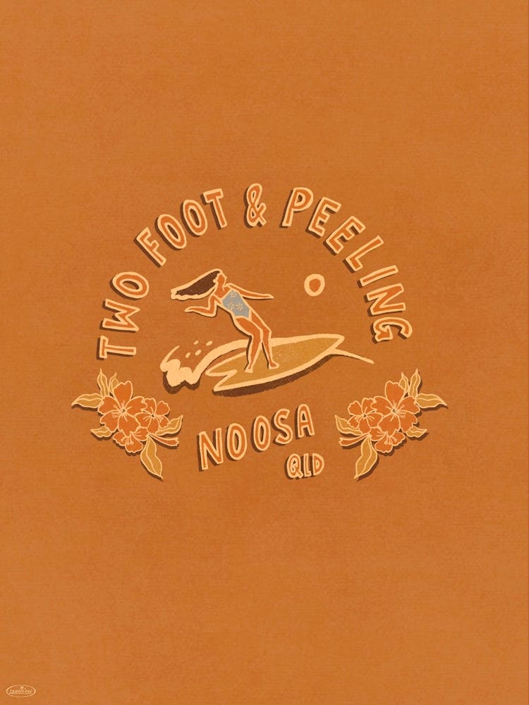 Two Foot and Peeling - Tropicool Studio Art Print by Tropicool Studio – Fy!