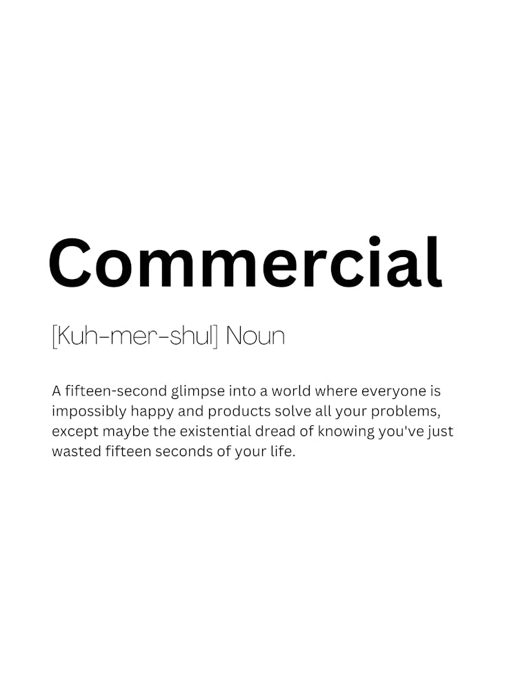Commercial Definition Meaning Art Print by Kaigozen – Fy!