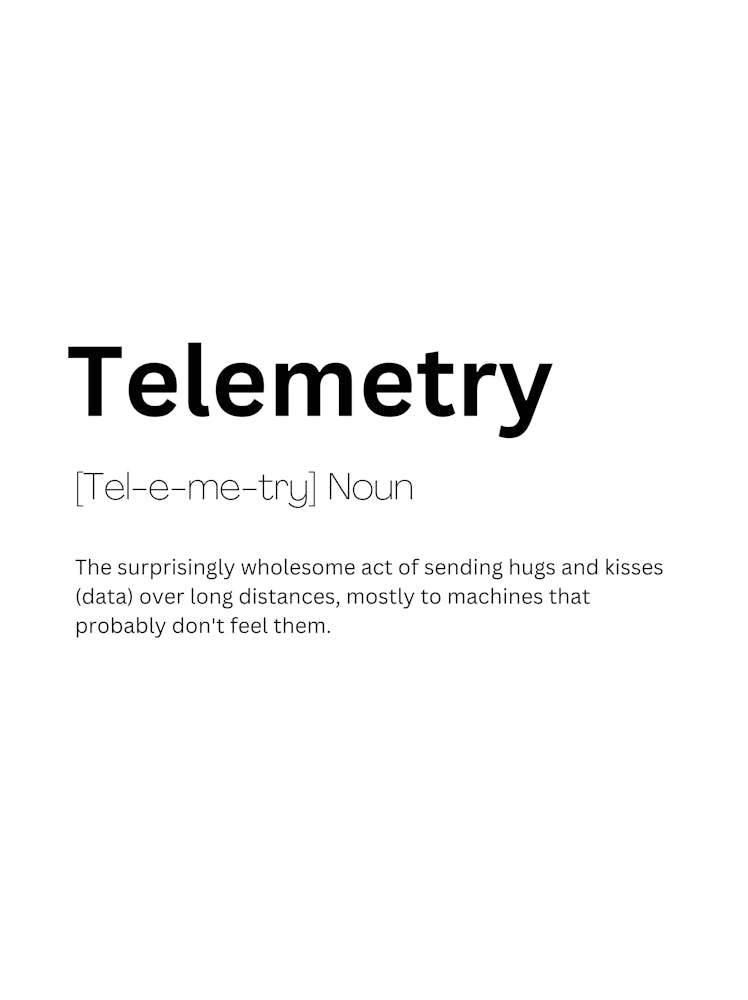 Telemetry Definition Meaning Art Print by Kaigozen – Fy!