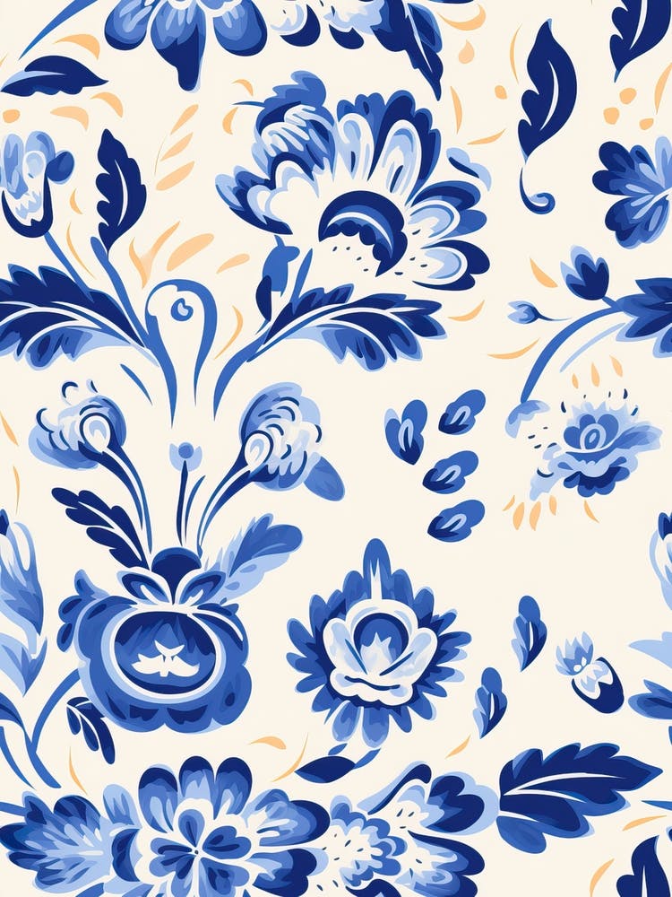 Algarve, Portugal Inspired Travel Pattern 3 Art Print by House of ...