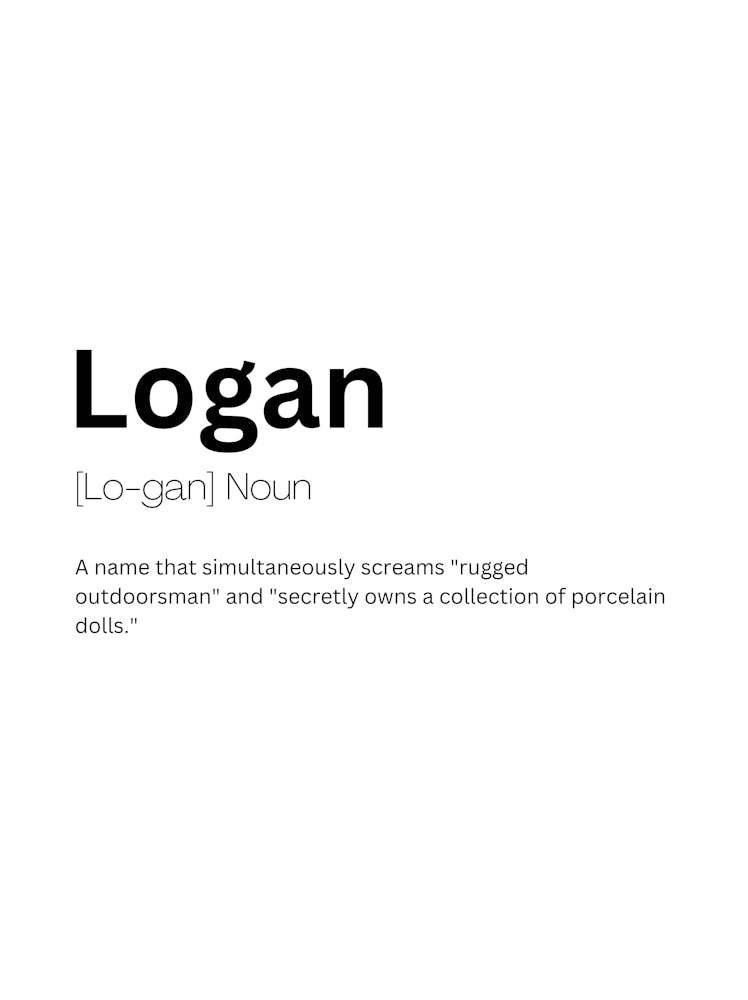 Logan Definition Meaning Art Print by Kaigozen – Fy!