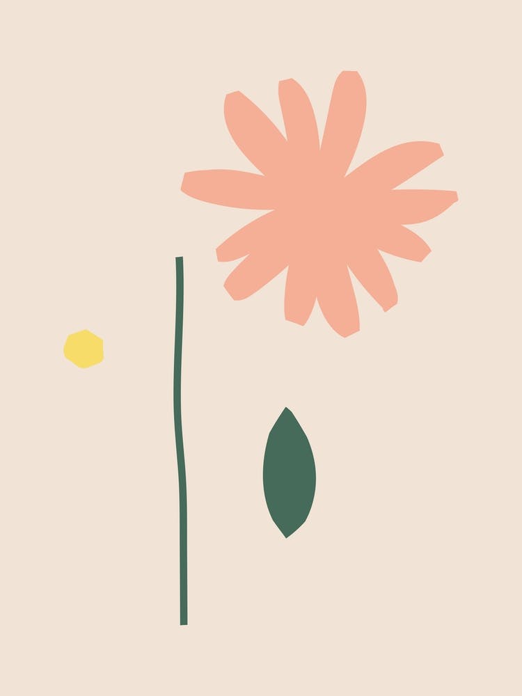 Deconstructed Flower Art Print by Mambo – Fy!