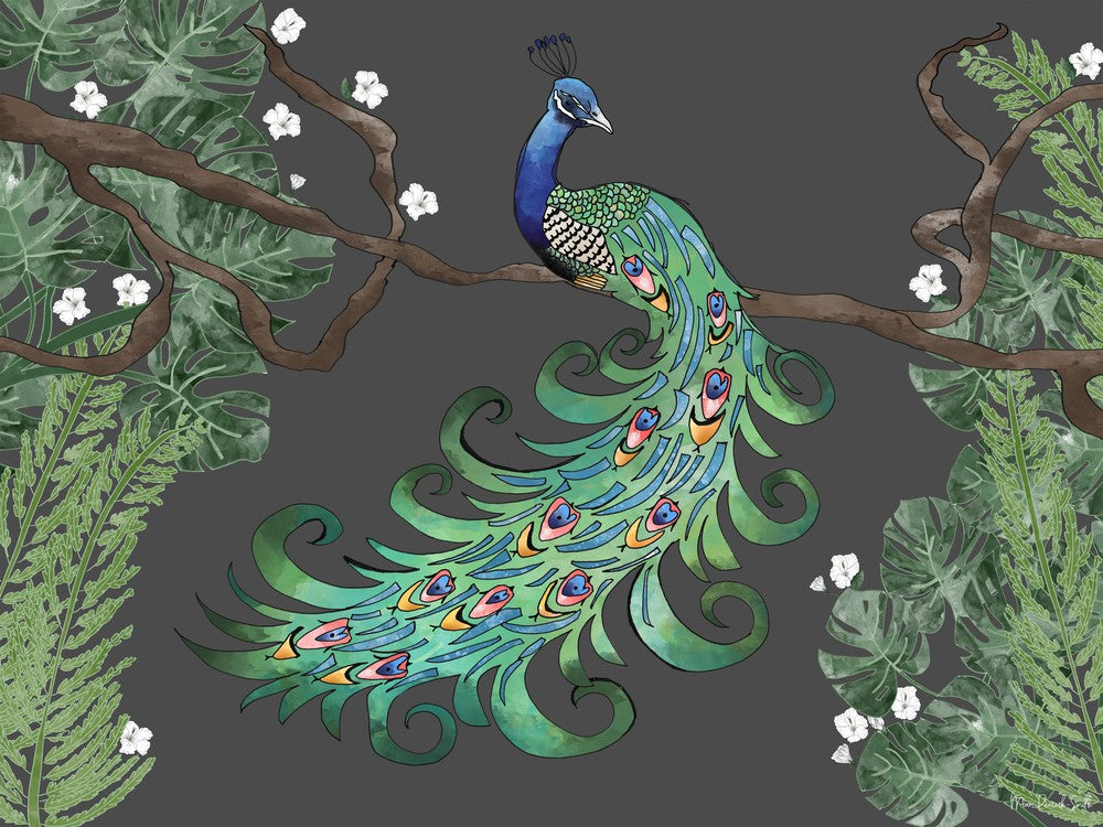 Proud Peacock Art Print by MPS Illustrations – Fy!